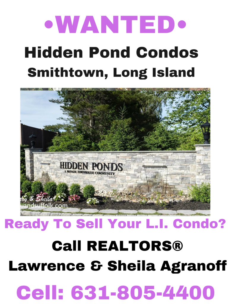 Long Island Hidden Ponds Owners We Can Sell Your Smithtown Condo – Suffolk Experts
